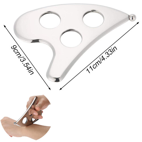 (a-13) Gua Sha Scraping Massage Tool,Stainless Steel Muscle Scraper ...