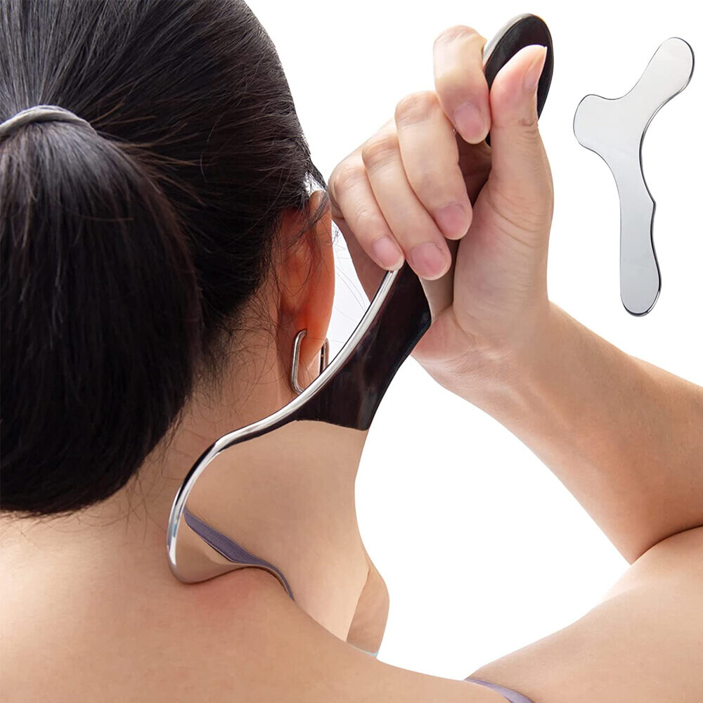 (a-11) Gua Sha Scraping Massage Tool,Stainless Steel Muscle Scraper ...