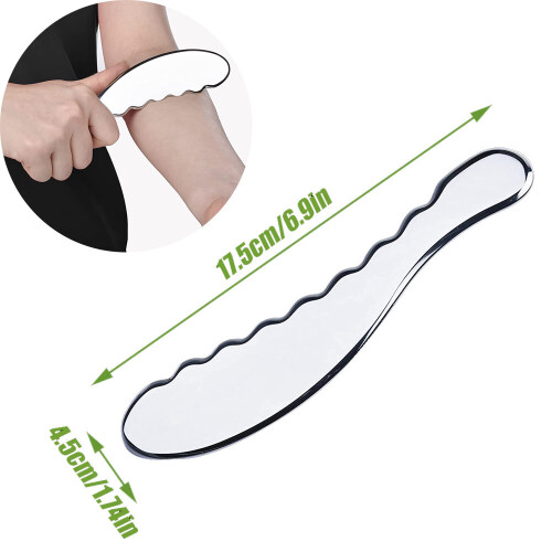 (a-17) Gua Sha Scraping Massage Tool,Stainless Steel Muscle Scraper ...