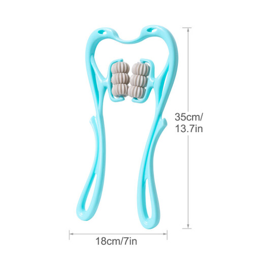 (a-BHA008044-B) Plastic Manual Roller Neck Massager For Neck Shoulder ...