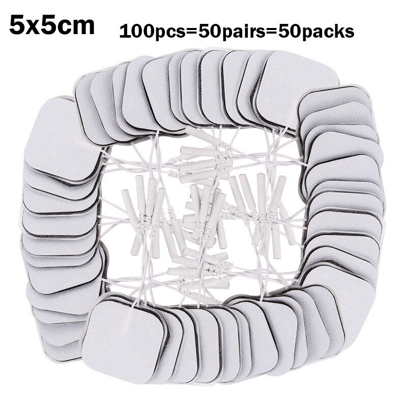 (a-5x5cm 100 pcs) 100/20p 5x5cm TENS Ems Nerve Muscle Stimulator ...