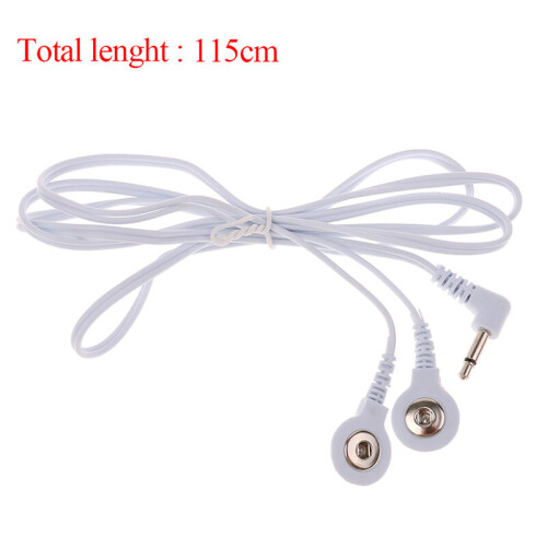 (a-3.5mm 2Buttons) 3.5mm 4 /2 Buttons Electrode Lead Wires Plug ...