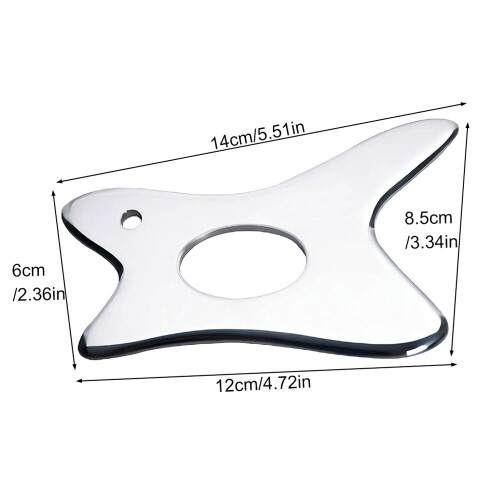 (a-1) Stainless Steel Body Guasha Physical Therapy Fitness Muscle ...