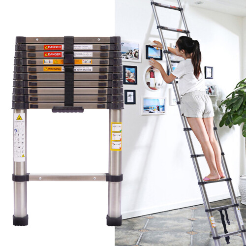 (3.2M Straight Ladder) Extendable Ladder Steel Telescoping Ladder ...