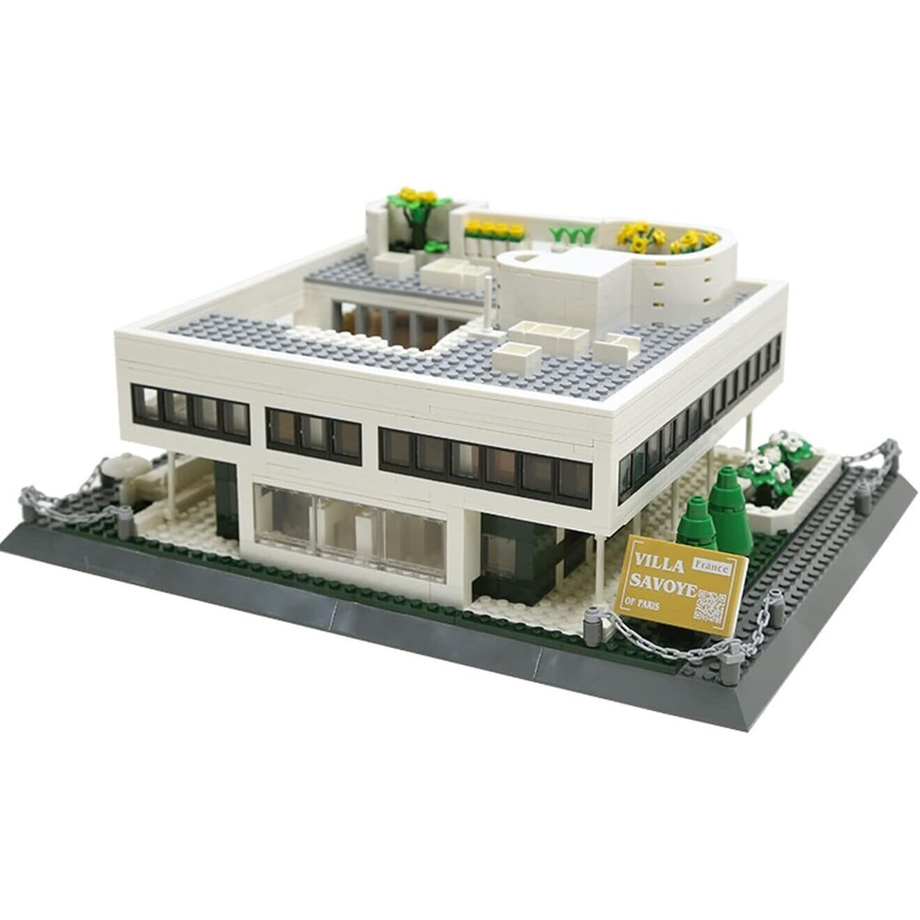 (Savoye Villa) Building Block Set, Model Building Block Kit, Famous ...