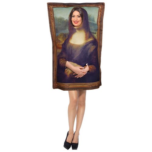 (Mona Lisa) Cosplay Scream The Costume Mona Lisa Funny Halloween ...