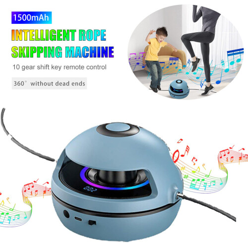 Music Jump Rope Machine Smart Automatic Electric Rope Skipping Machine ...