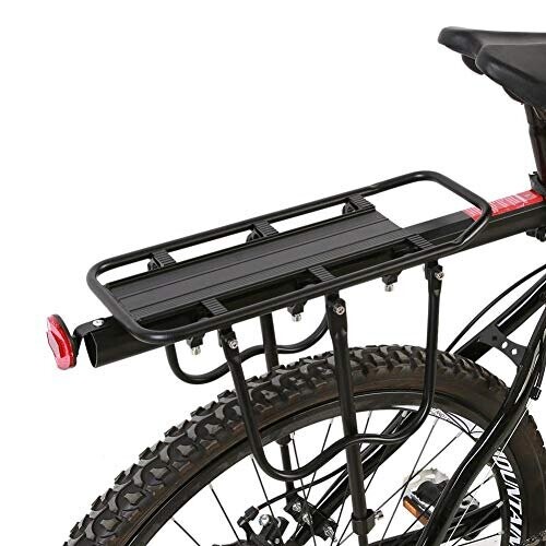 Rear Bike Rack, Adjustable Bicycle Cargo Rack Quick Release Aluminum ...