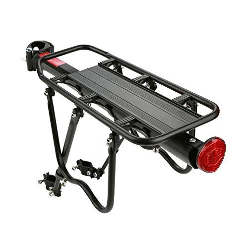 Rear Bike Rack, Adjustable Bicycle Cargo Rack Quick Release Aluminum ...