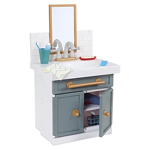 657771EUC First Sink with Real Working Faucet Pretend Play for Kids, 12 ...