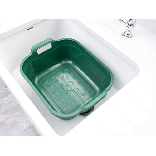 Eco Made from 100 Percent Recycled Plastic Washing up Bowl with Twin ...