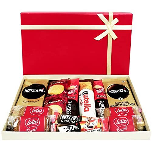 Coffee Gift Hamper Set - Perfect Selection of Instant Coffee Biscoff ...