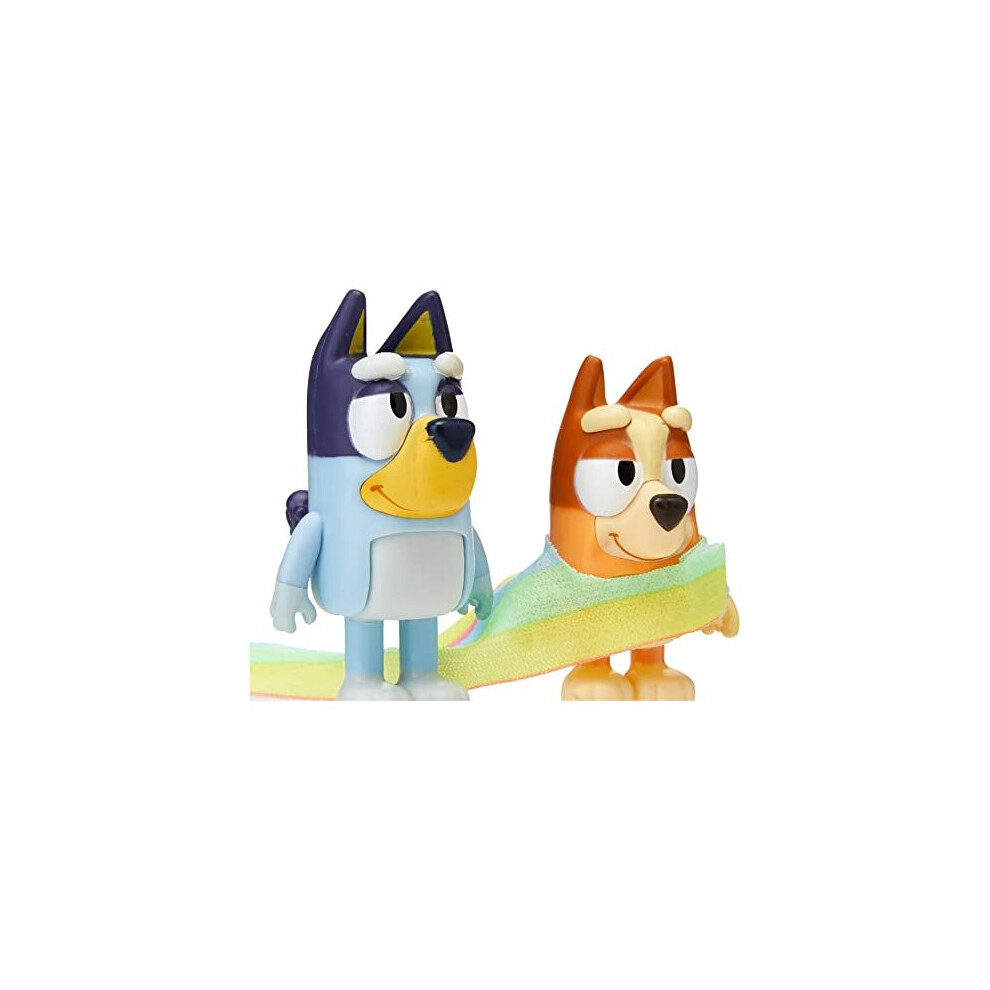 Queens Official Collectable Character 2 Figure Set Featuring Bluey and ...