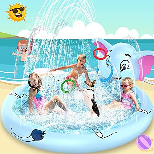 Toddler toys - Indoor Outdoor 3 in 1 Paddling Pool Game Pool for Kids ...