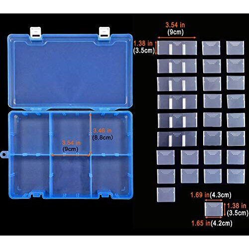 Storage Boxes, Plastic Storage Box Organiser Storage, Adjustable ...