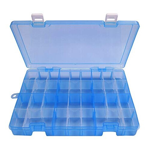 Storage Boxes, Plastic Storage Box Organiser Storage, Adjustable ...