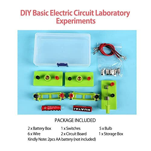 Circuit Learning Kit for Kids, DIY Basic Electric Circuit Laboratory ...