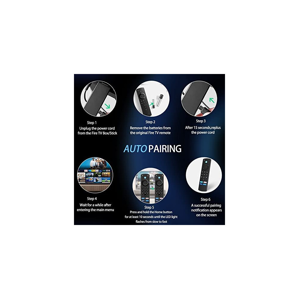 Fire Stick Remote Replacement,L5B83H Universal Voice Remote Control ...