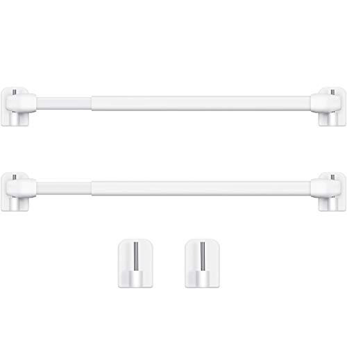 Adjustable Plastic Curtain Rod Extendable Curtain Rods for Window ...