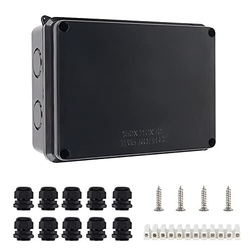 IP65 Waterproof Junction Box Large ABS Electrical Box Outdoor Cable ...