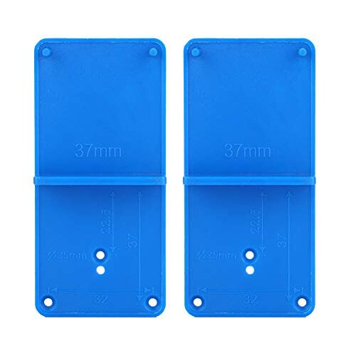 Concealed Hinge Jig Drill Guide, 2 Pieces Hole Template Jig for Blum ...
