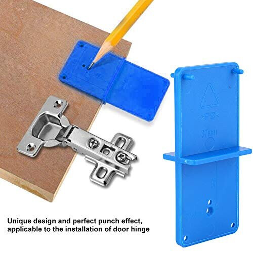 Concealed Hinge Jig Drill Guide, 2 Pieces Hole Template Jig for Blum ...