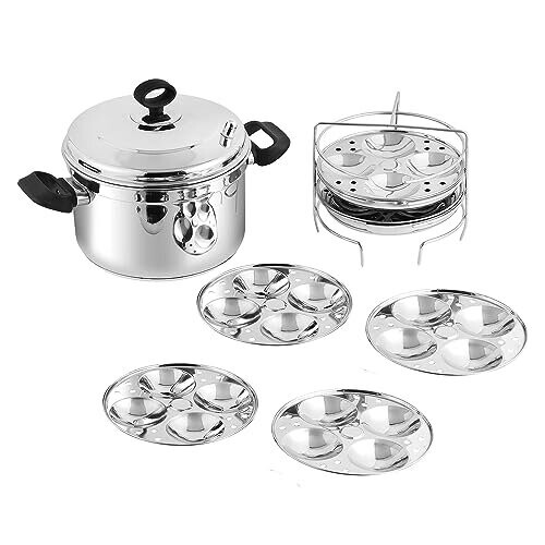 Idli Steamers For Sale 4 Rack Idli Stand, Stainless Steel Idli Aker ...