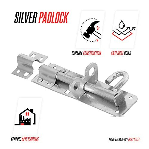 Brenton Bolt Sliding Door Lock for Bedroom Patio Door Security - 4 ... Brenton Bolt Sliding Door Lock for Bedroom Patio Door Security - 4 ...