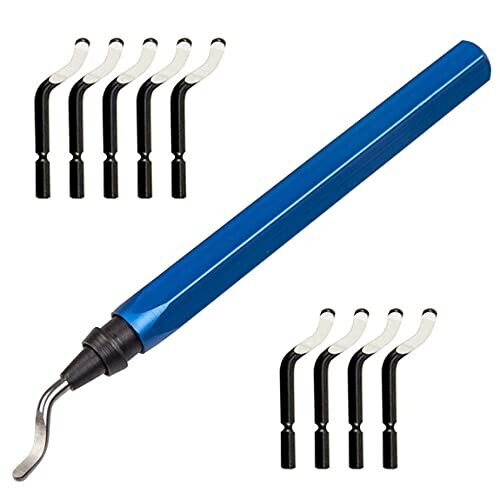 Deburring tool, universal hand deburring set with 10 pieces blades and ...