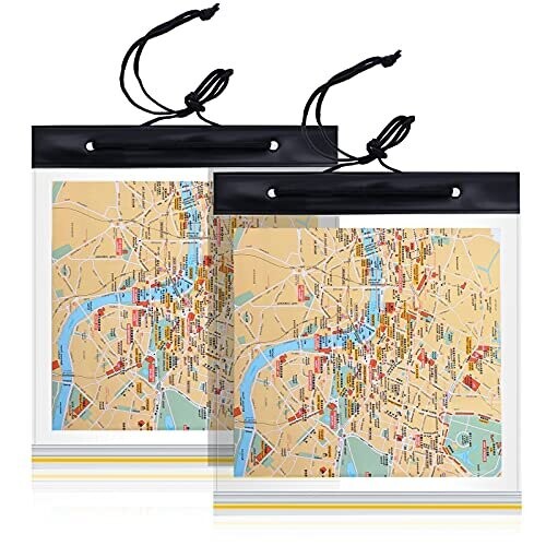 Waterproof Map Case Clear Map Holder Waterproof Walking A4 Map Cover ...