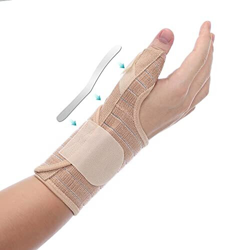 Wrist Thumb Support Brace for Men and Women, Fully Adjustable Metal ...