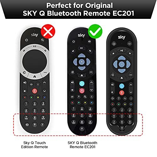 2 Pack Cover for SKY Q Bluetooth Remote Control EC201 EC202 2020 ...