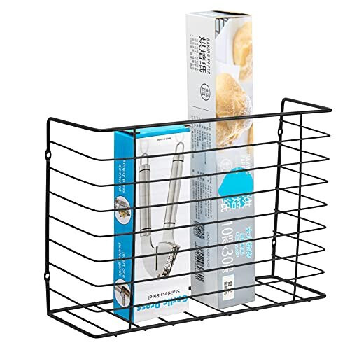 Wall Door Mount Kitchen Wrap Organizer Rack, Cupboard Door/Cabinet Door ...