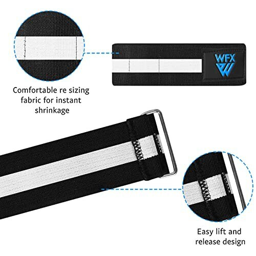 Blood Flow Restriction Bands Occlusion Arm Hip Muscle Growth Training ...