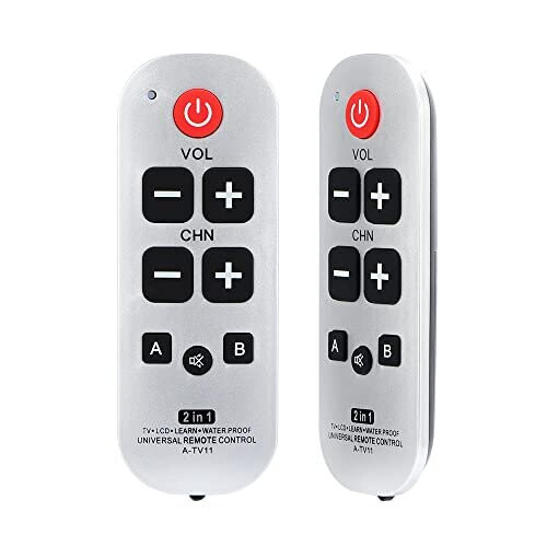 Big Button TV Remote Control - Seniors Elderly Universal Remote for ...