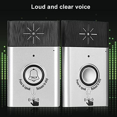 Wireless Doorbell intercom, 2-Way Talk Smart Wireless Voice Intercom ...