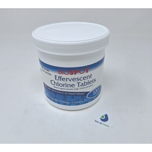 Biospot Effervescent Chlorine 100 Tablets Pack of 1 on OnBuy