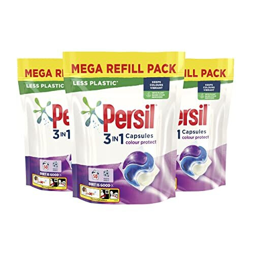 Persil Colour 3 in 1 Laundry Detergent Washing Pods Capsules Tablets ...