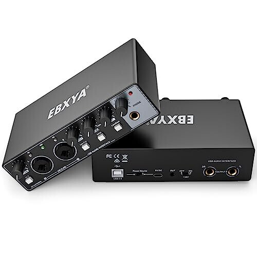 USB Audio Interface EBXYA 24-Bit/192 kHz USB Soundcard Interface with ...