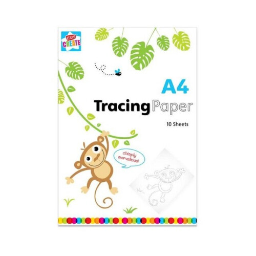 Children's Kids A4 Tracing Paper 10 Sheets Art Craft School Home Office ...