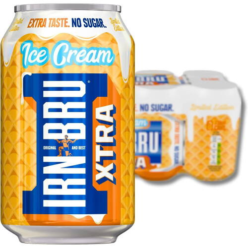 IRN-BRU Xtra Ice-Cream 330ml cans x 24 on OnBuy