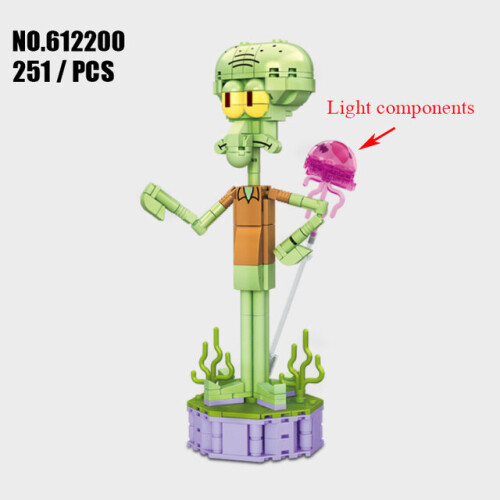 (Without Box) Classic Cartoon SpongeBob SquarePants Patrick Star Model ...