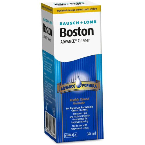 Boston Advance Cleaner, Leaves Lenses Clean, Ready for Disinfection and ...