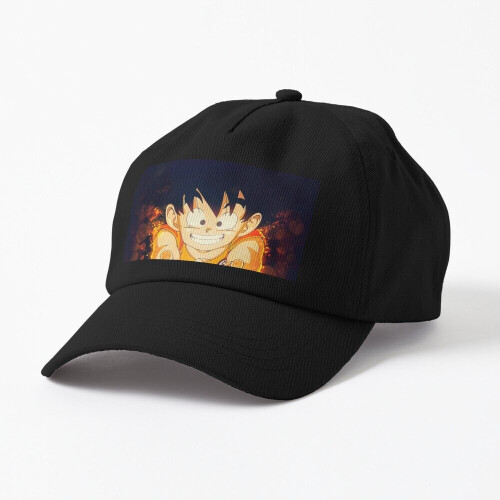 Unisex Strapback Dad Hat Baseball Cap Kid Goku Dragon Ball Fanart Anime ...