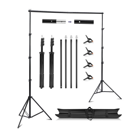 9×10FT Studio Backdrop Stand Professional Background Kit Photography on ...