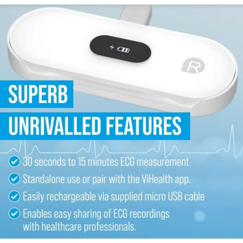 Personal ECG Monitor, Bluetooth Wireless Portable Heart Monitor on OnBuy
