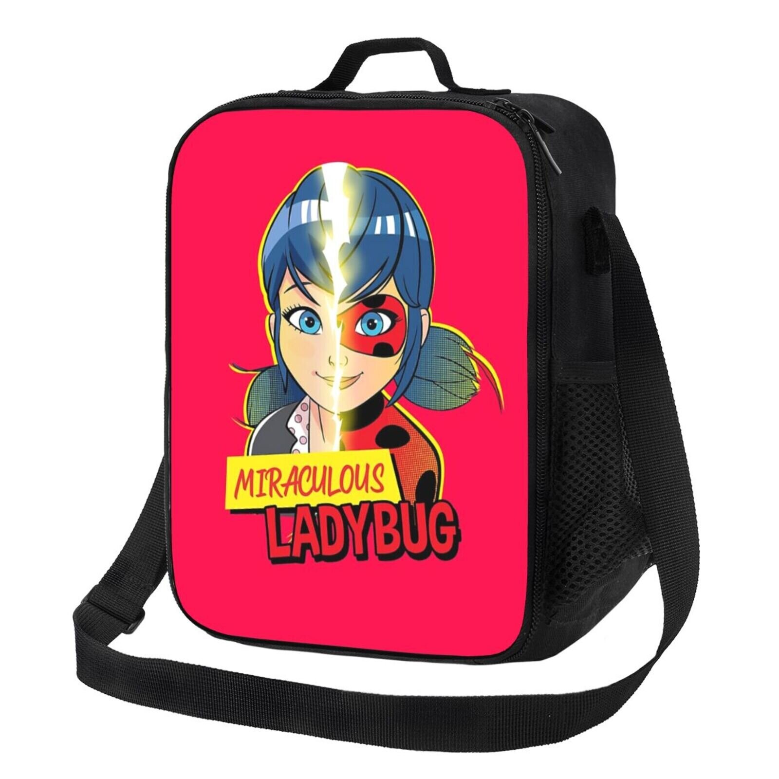 Kids Lunch Bag Miraculous Ladybug - Marinette Ladybug Transformation ...