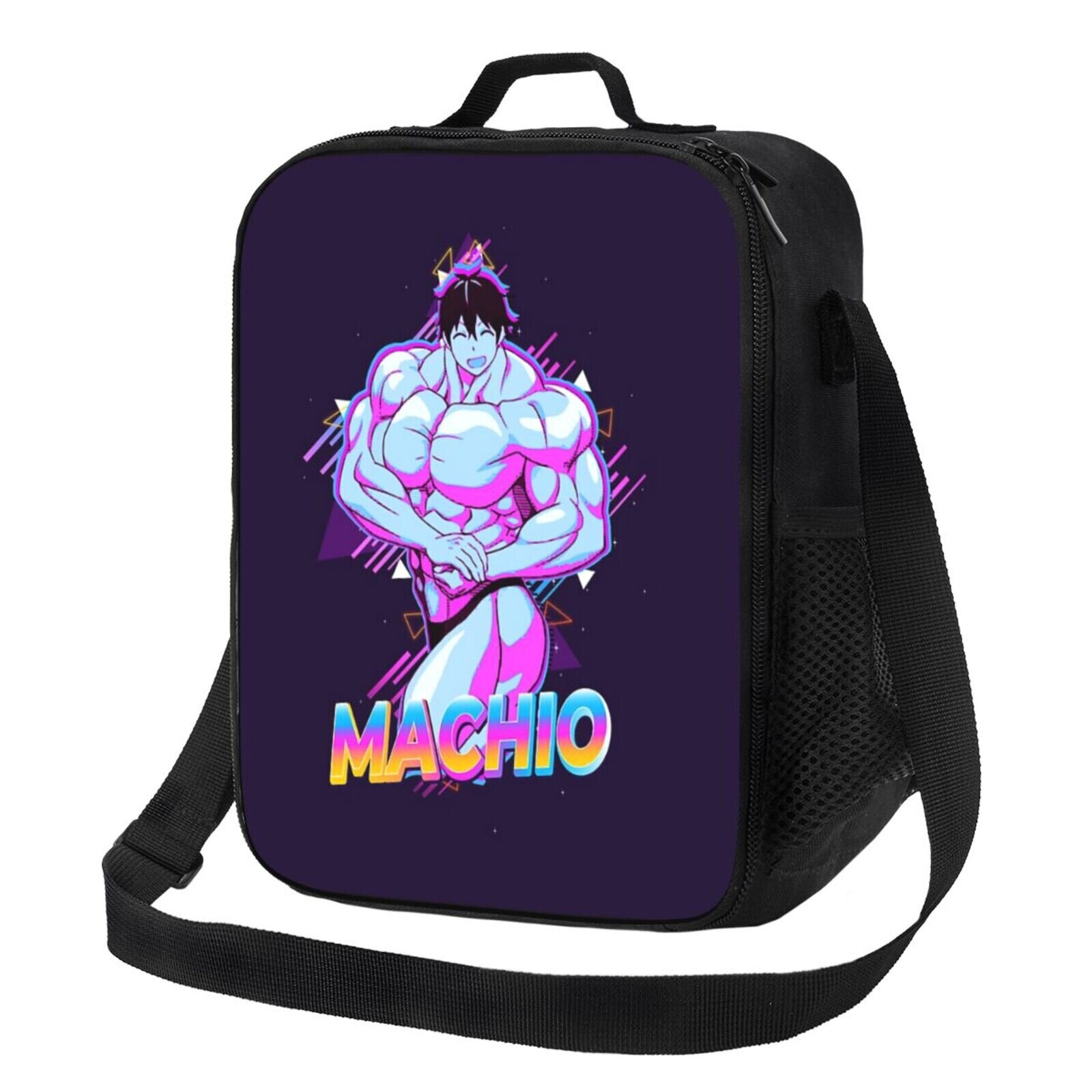 Kids Lunch Bag Machio Naruzo Dumbbell Nan-Kilo Moteru Insulated Tote ...