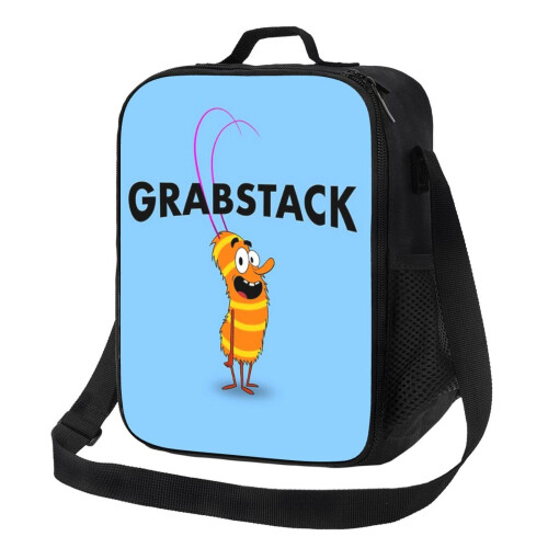 Kids Lunch Bag Grabstack Character Insulated Tote Box for Girls Boys ...