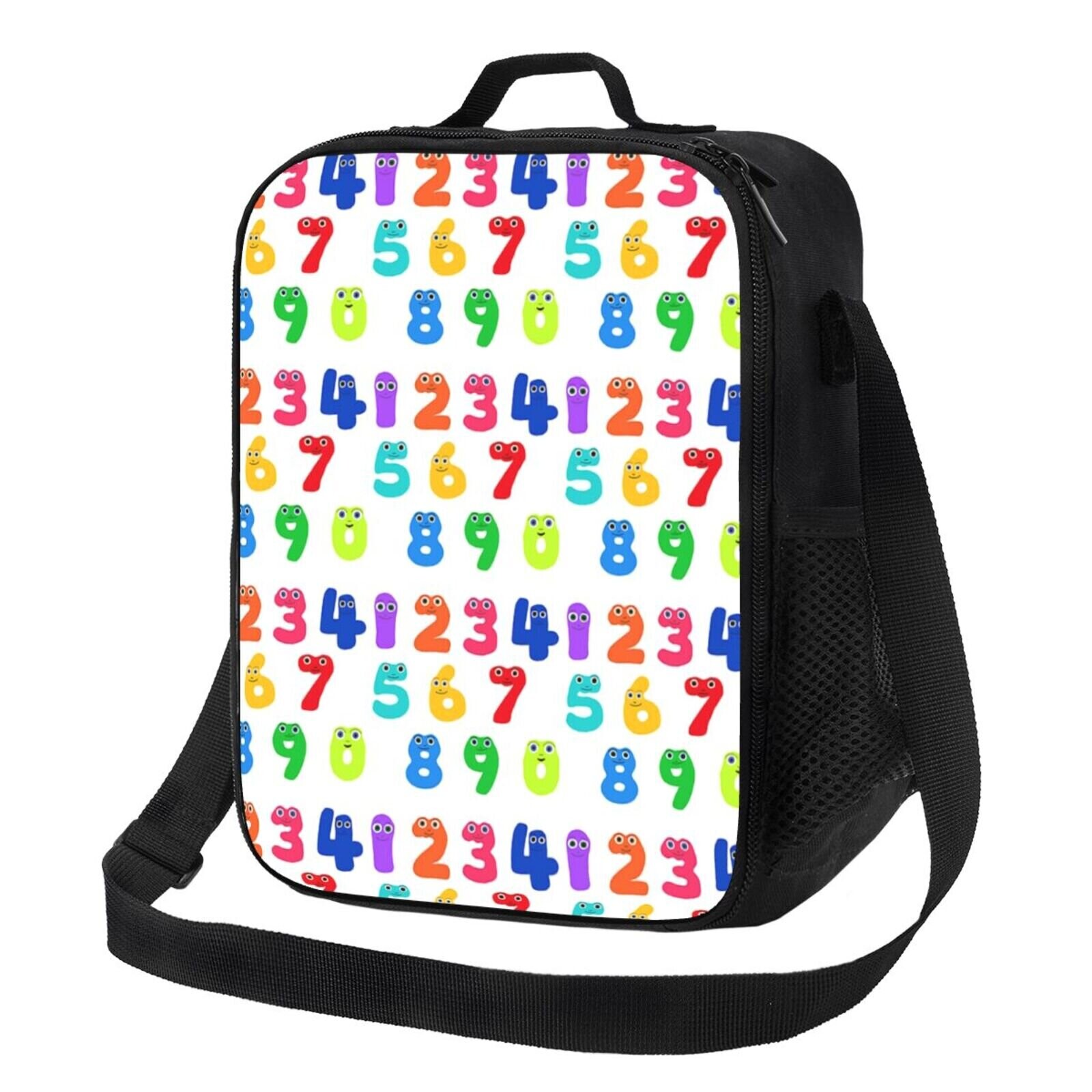 Kids Lunch Bag Cbeebies Numberjacks Artwork Insulated Tote Box for ...
